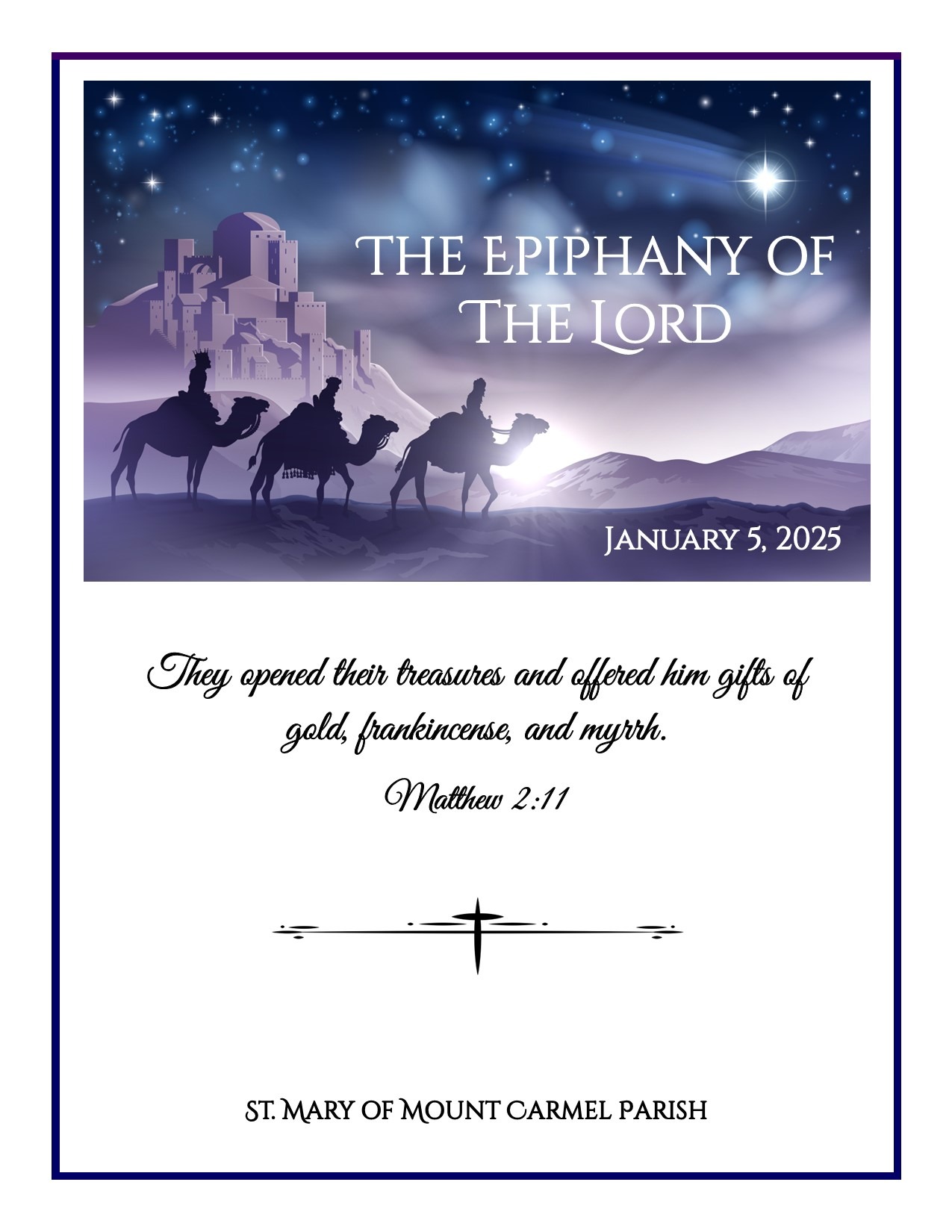 Weekly Bulletin - St. Mary of Mount Carmel Parish - Hammonton, NJ